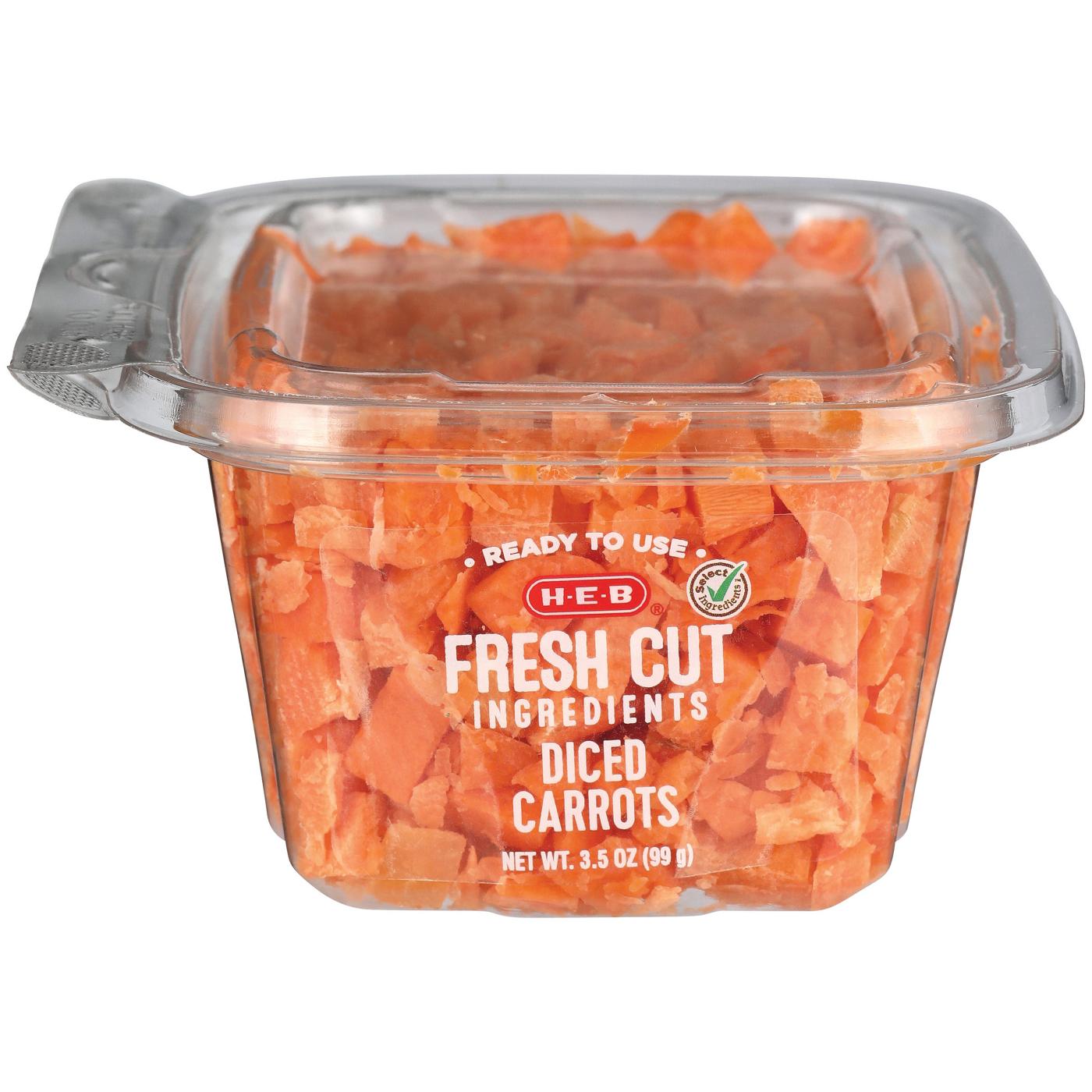 H-E-B Fresh Diced Carrots - Single Serve - Shop Potatoes & carrots at H-E-B