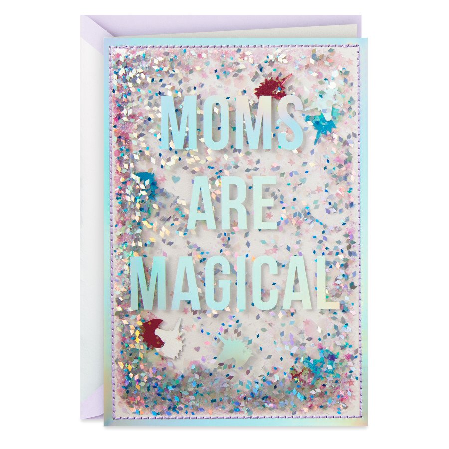 Hallmark Signature Unicorns Moms are Magical Mother's Day Card - S5 ...
