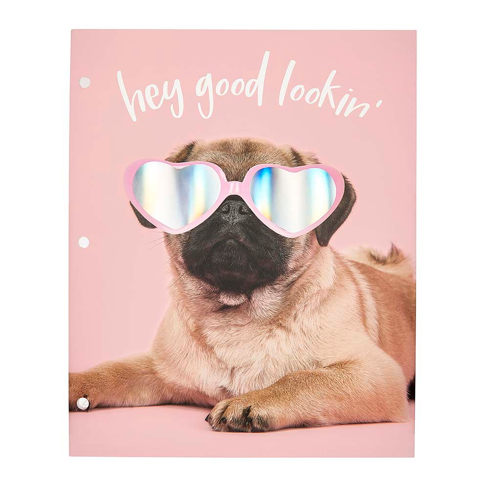 Eccolo Hey Good Lookin' 2 Pocket Paper Portfolio - Shop Folders at H-E-B