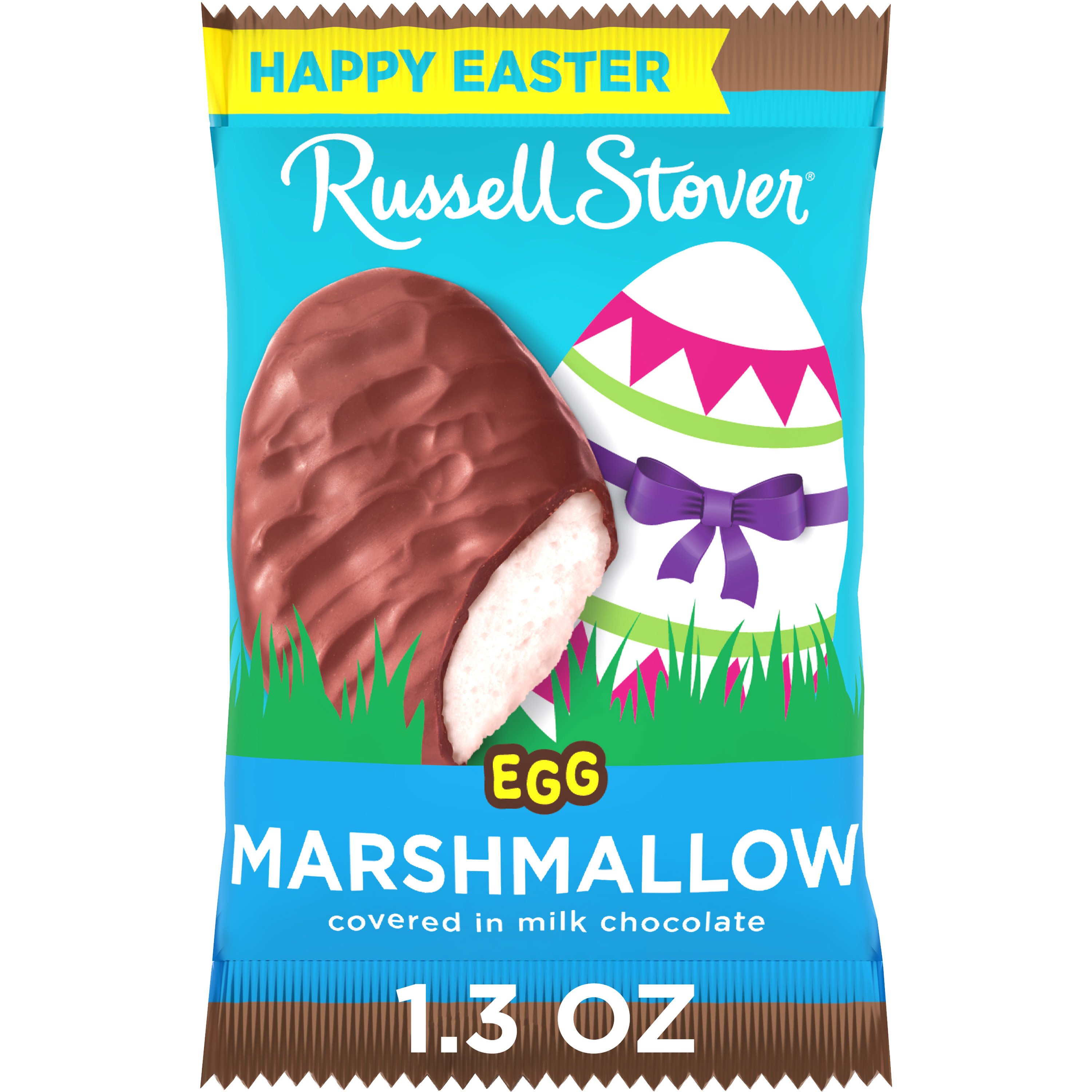 Russell Stover Milk Chocolate Marshmallow Easter Egg - Shop Candy at H-E-B