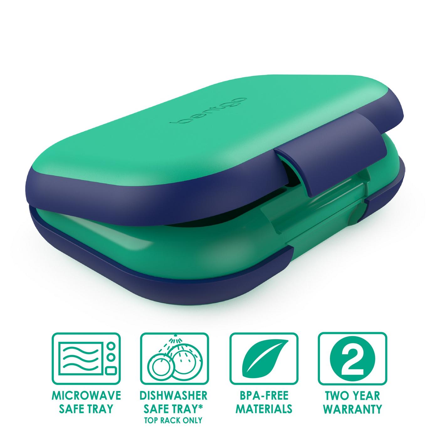 Bentgo Kids Chill Lunch Box - Green/Navy - Shop Food Storage at H-E-B
