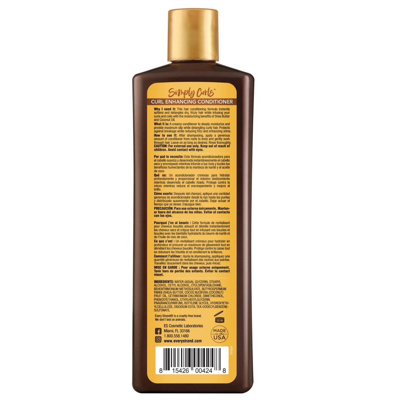 Every Strand Simply Curls Curl Enhancing Conditioner - Shop Shampoo ...