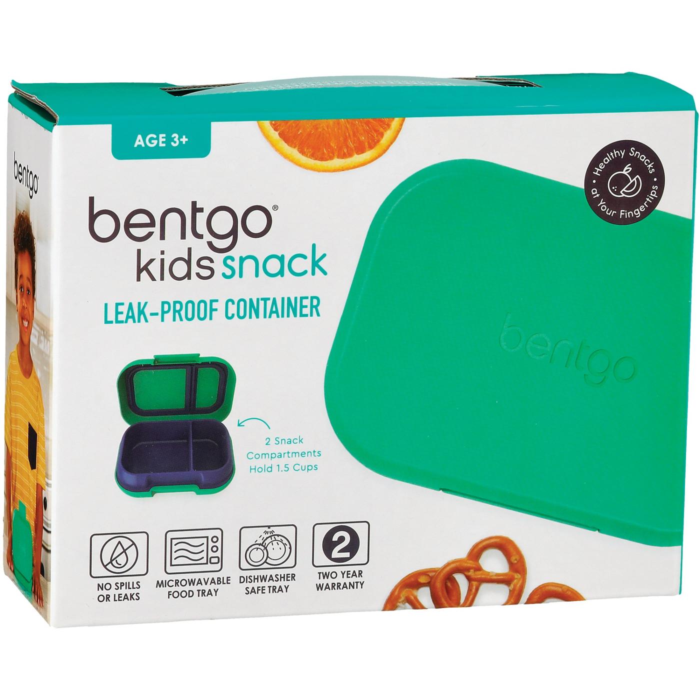 Bentgo Kids Snack Container - Green/Navy - Shop Food Storage at H-E-B