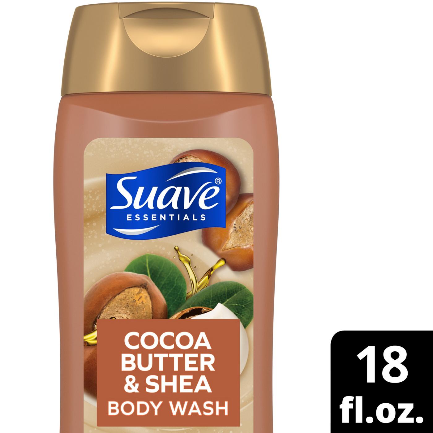 Suave Essentials Gentle Body Wash, Cocoa Butter & Shea - Shop Body wash ...