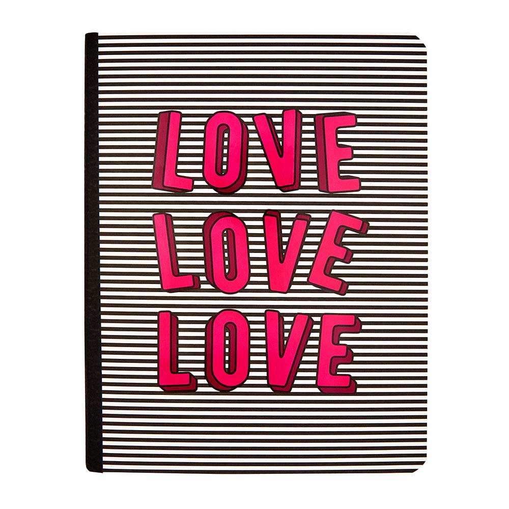 Eccolo LOVE Wide Ruled Composition Notebook - Shop Notebooks at H-E-B