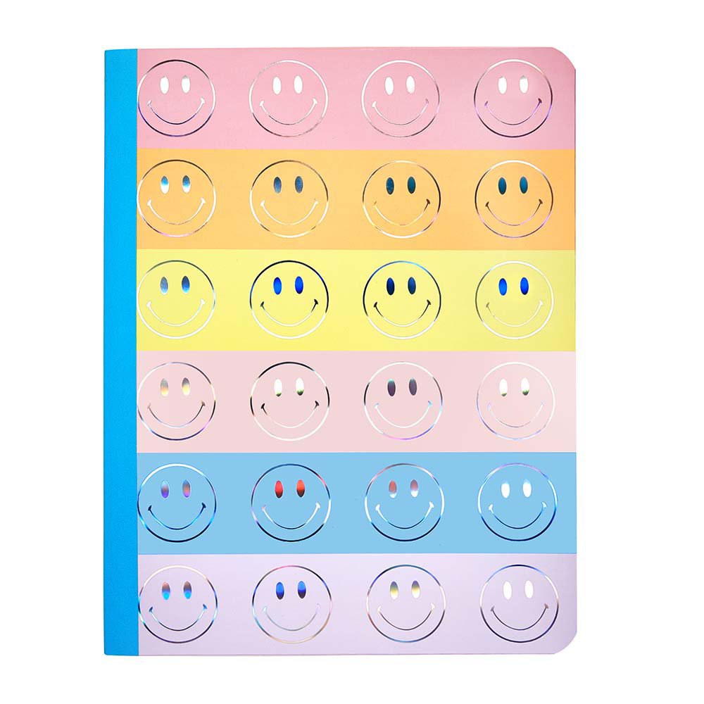 Eccolo Smiley Faces Wide Ruled Composition Book - Shop Notebooks at H-E-B