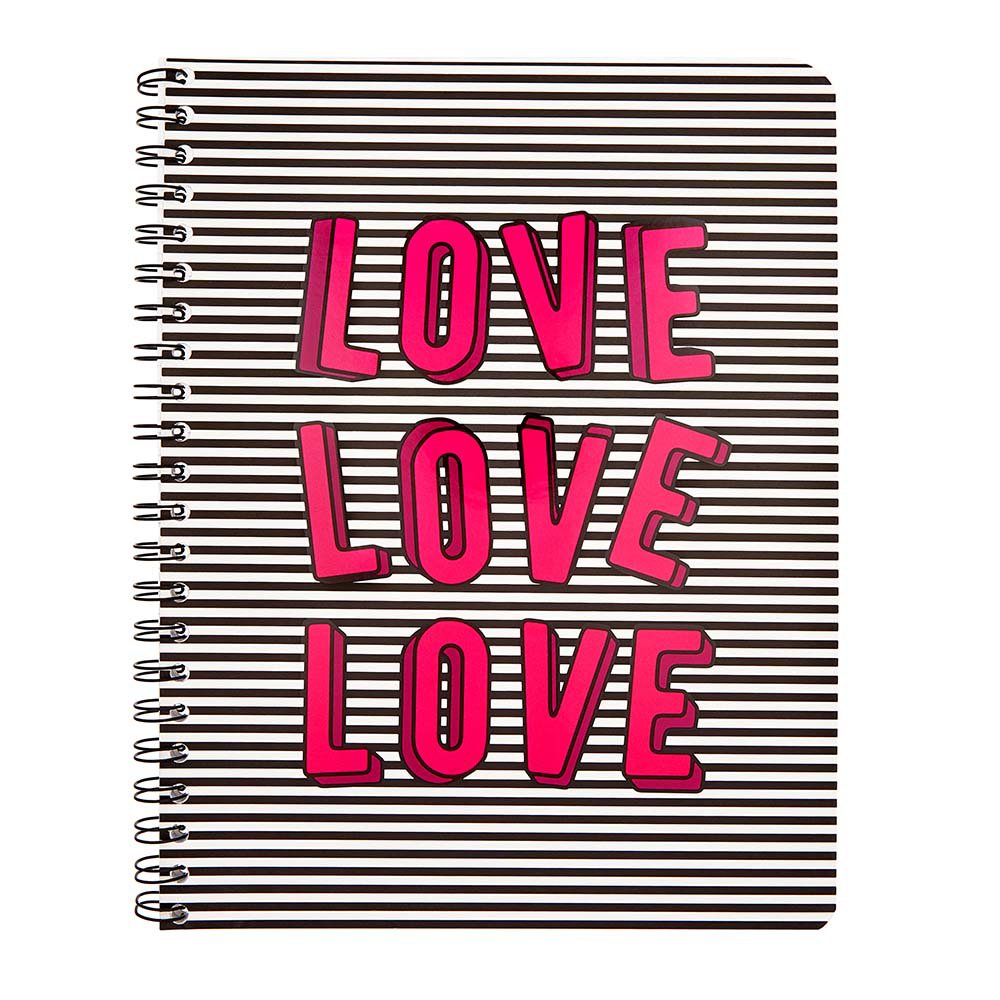 Eccolo LOVE 1 Subject College Ruled Spiral Notebook - Shop Notebooks at ...