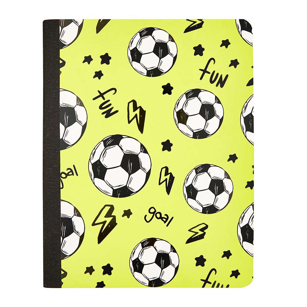 Eccolo Soccer Fun Wide Ruled Composition Book - Shop Notebooks at H-E-B