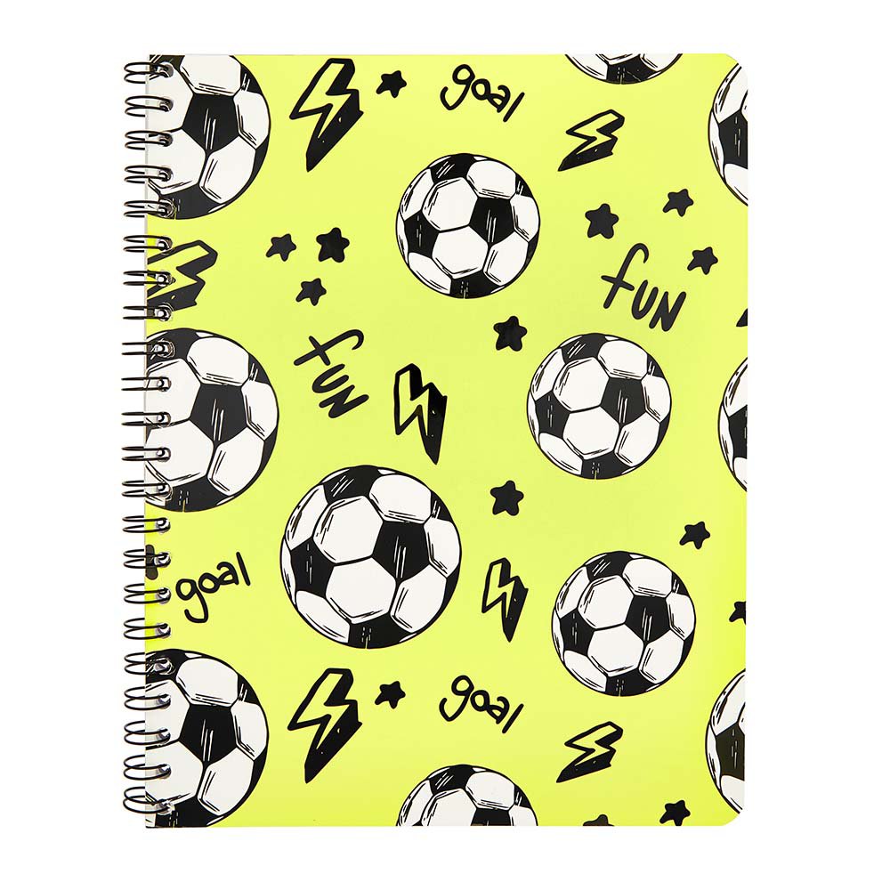 Eccolo Soccer Fun 1 Subject College Ruled Spiral Notebook - Shop ...