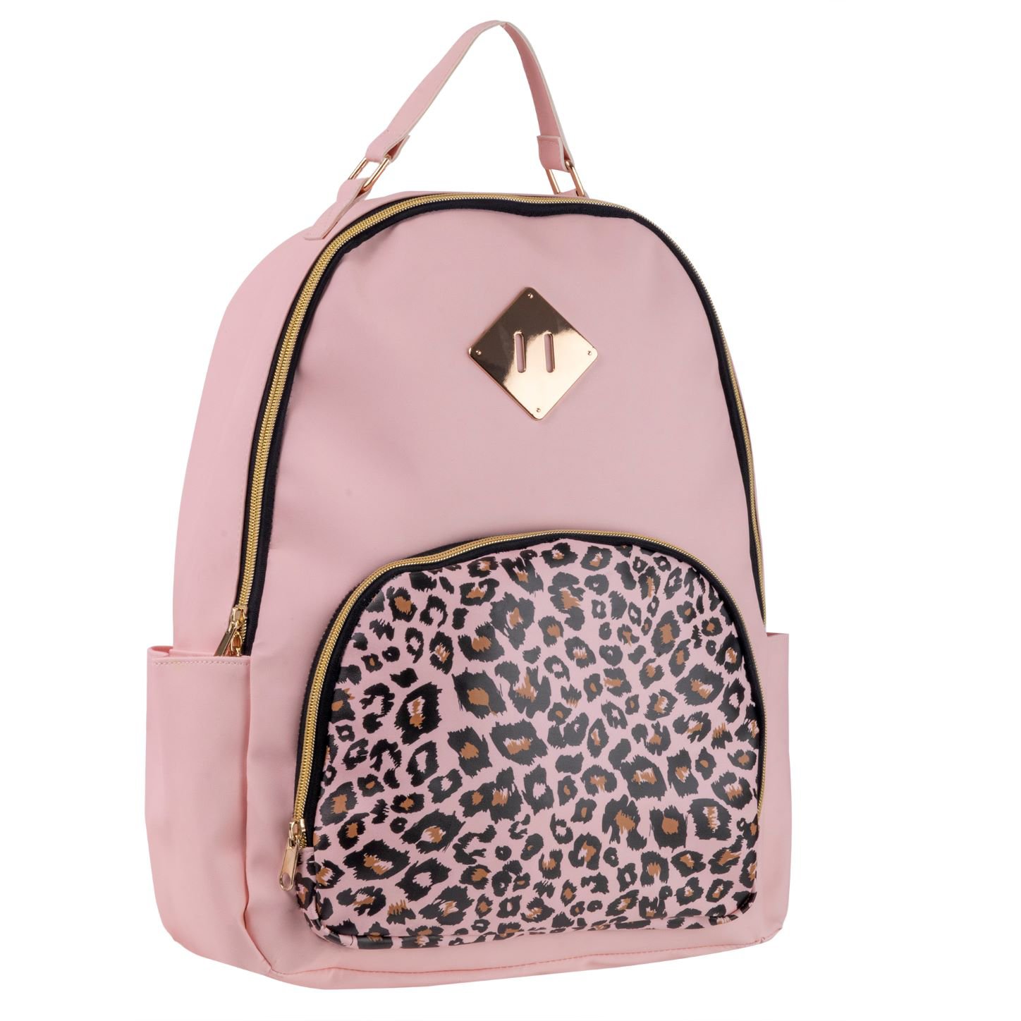 Trailmaker Multi Compartment Vinyl Backpack - Blush/Leopard - Shop ...