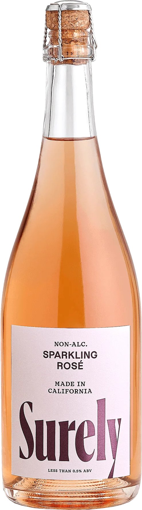 Surely Non-Alcoholic Sparkling Rose - Shop Wine at H-E-B