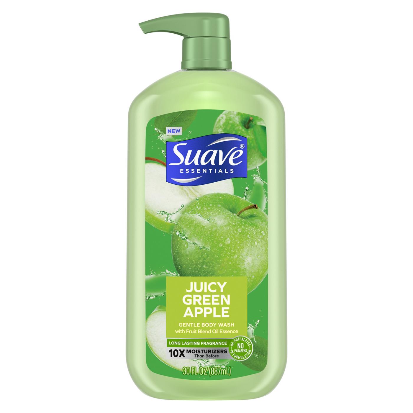 Suave Essentials Gentle Body Wash - Juicy Green Apple - Shop Body wash ...