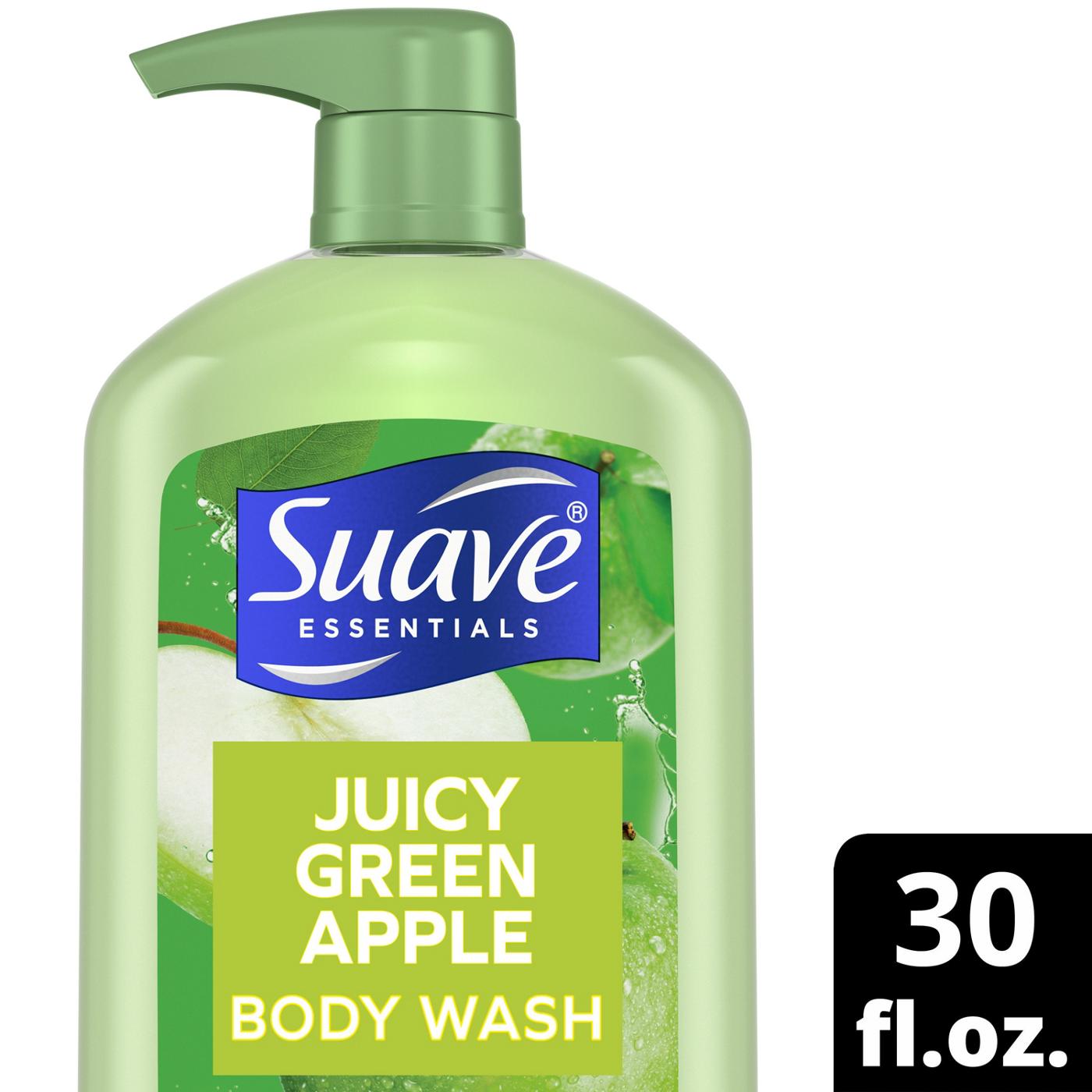 Suave Essentials Gentle Body Wash - Juicy Green Apple - Shop Body Wash ...