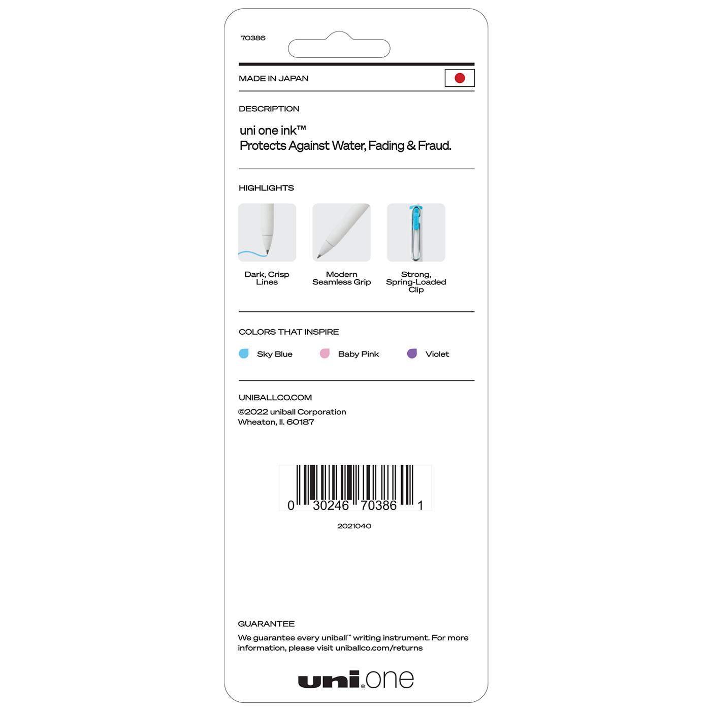 uniball One Medium Retractable Gel Pens - Assorted Ink - Shop Pens at H-E-B