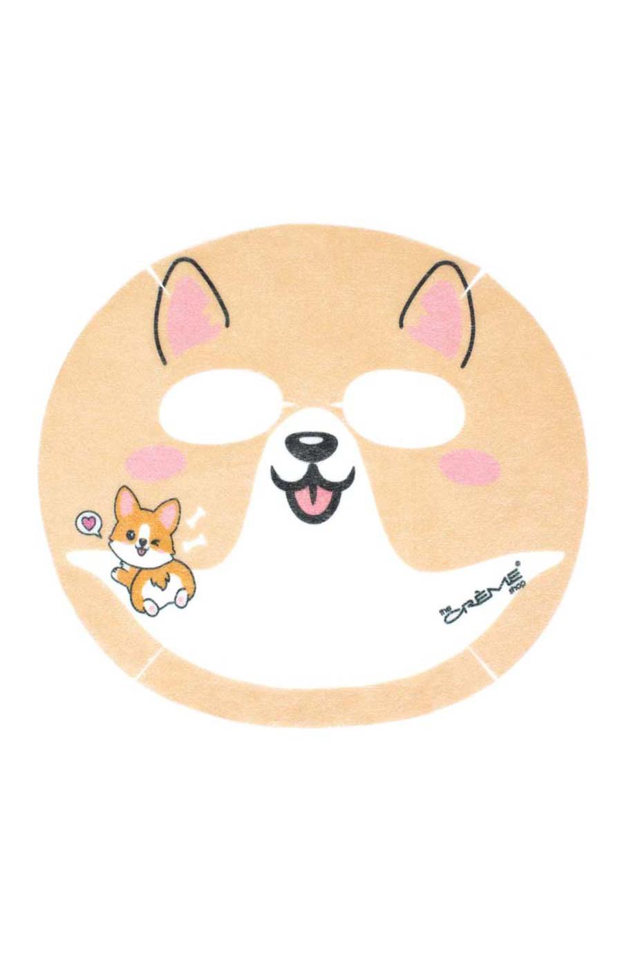 The Crème Shop Be Juicy, Skin! Animated Corgi Face Mask - Shop Facial ...