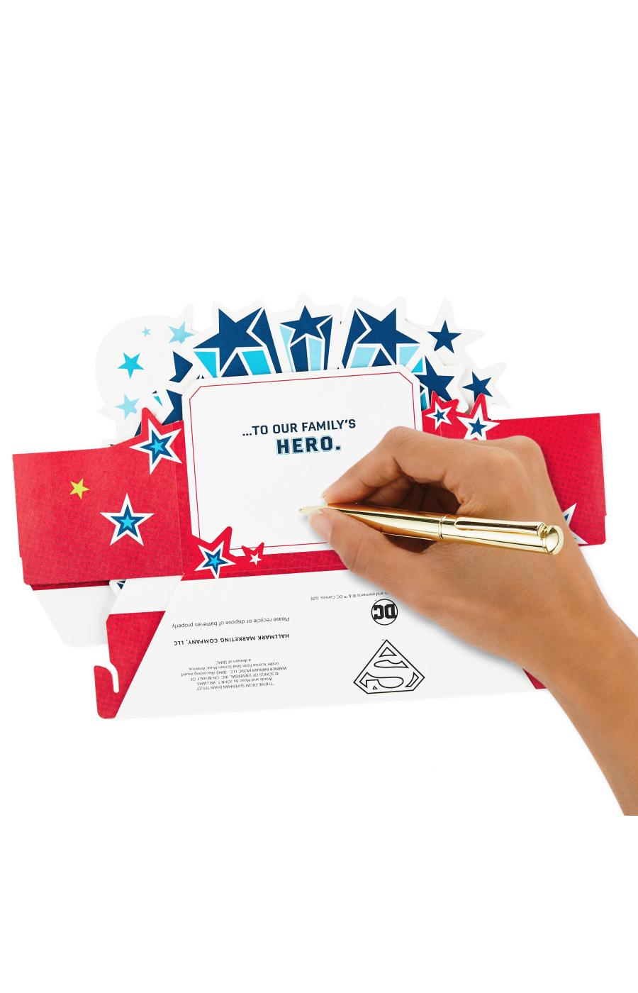 Hallmark Superman Paper Wonder Musical Pop Up Happy Father's Day Card ...