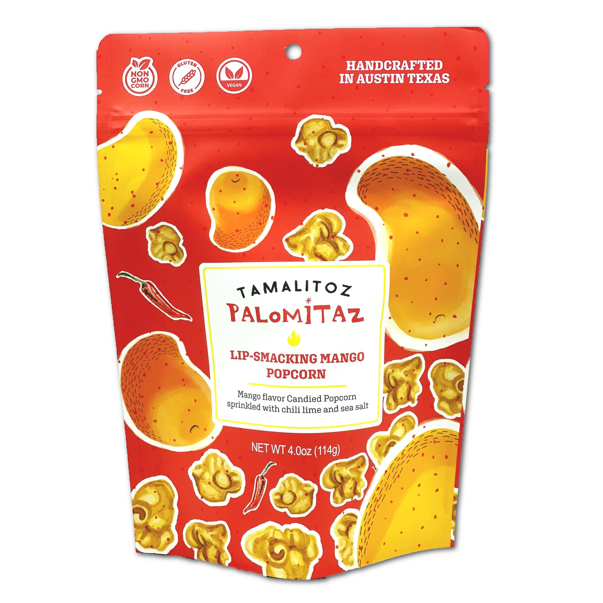 Tamalitoz by Sugarox Palomitaz Lip-Smacking Mango Kettle Popcorn - Shop ...