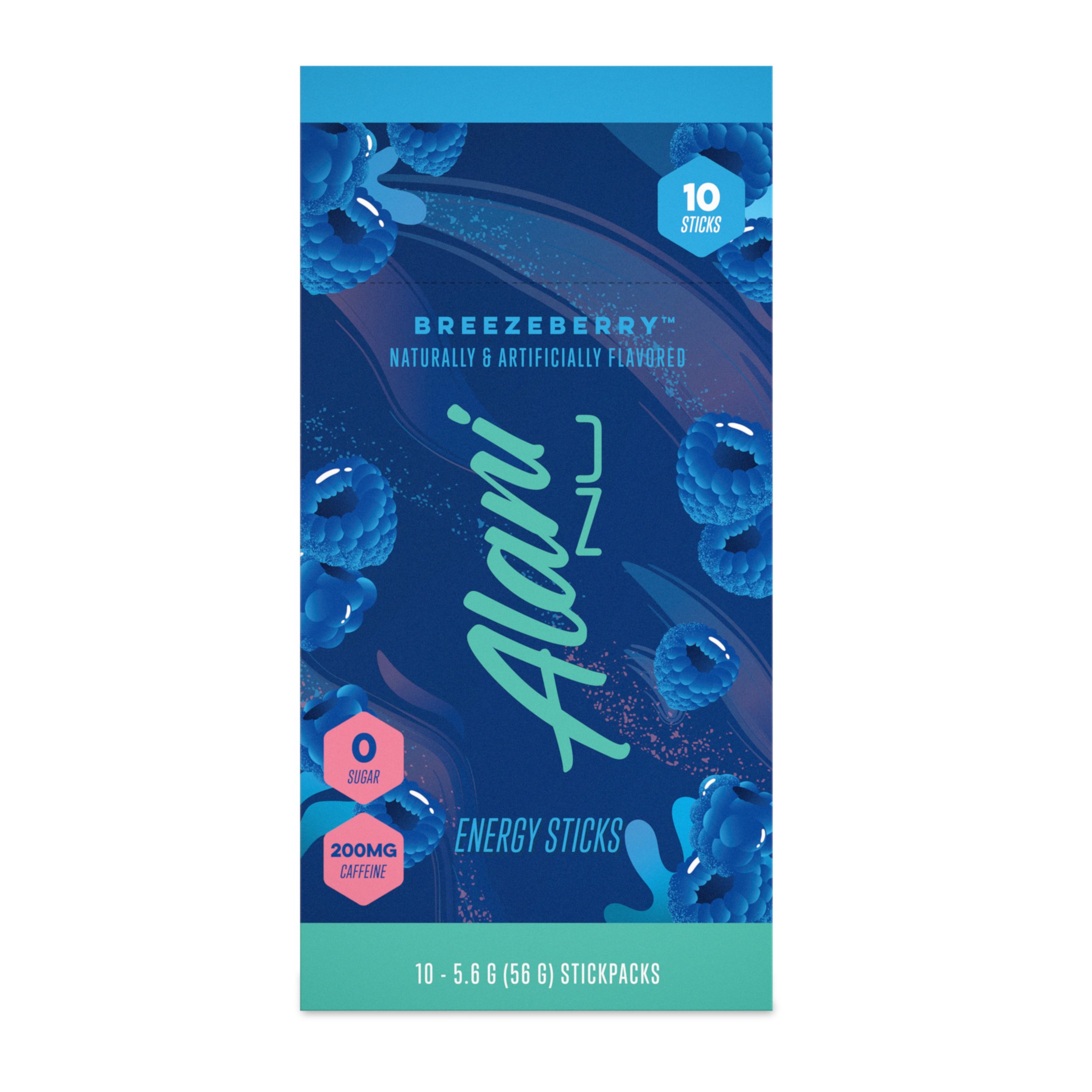 Alani Nu Zero Sugar Energy Sticks - Breezeberry - Shop Diet & fitness ...