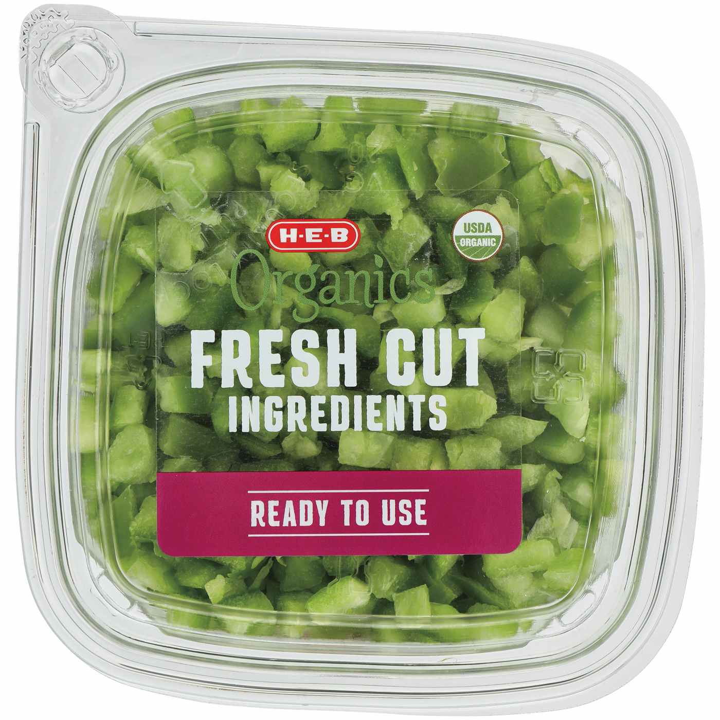 H-E-B Organics Fresh Diced Bell Pepper & White Onion - Shop Mixed ...