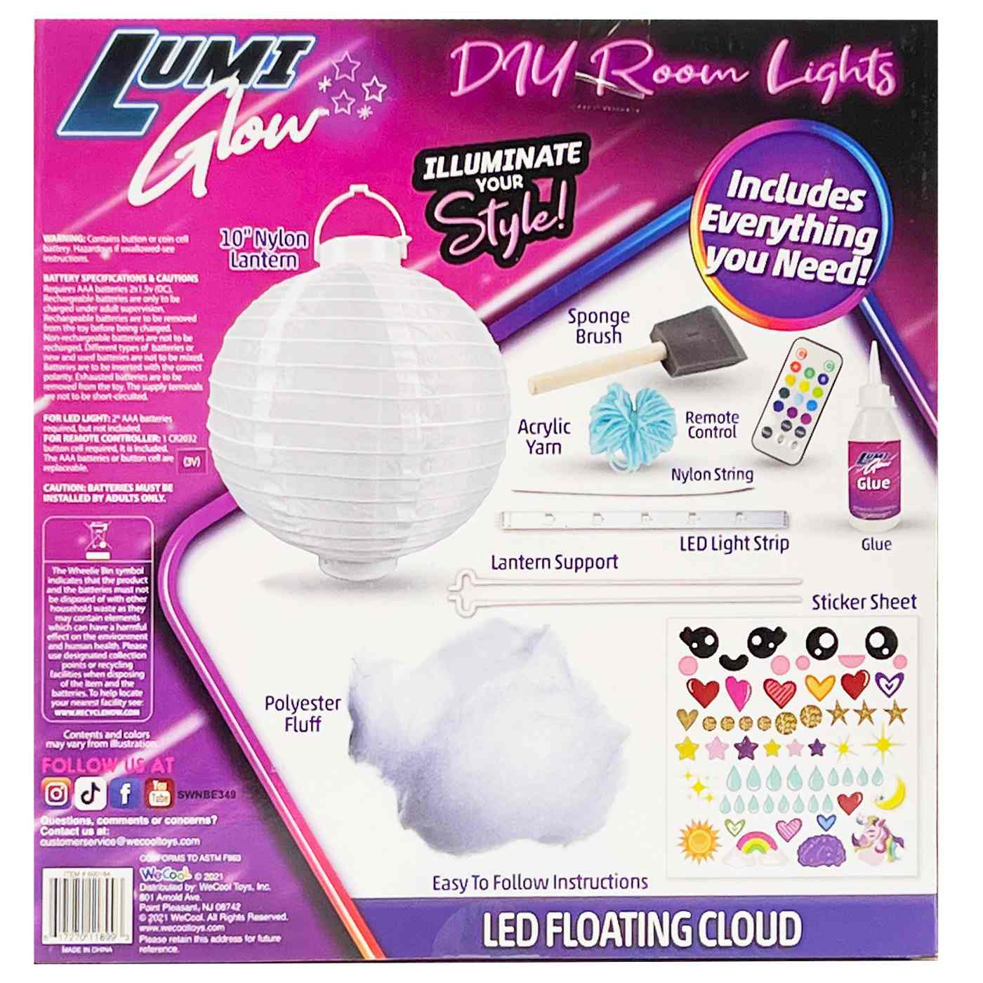 iLY Lumi Glow DIY Room LED Light - Floating Cloud - Shop Kits at H-E-B