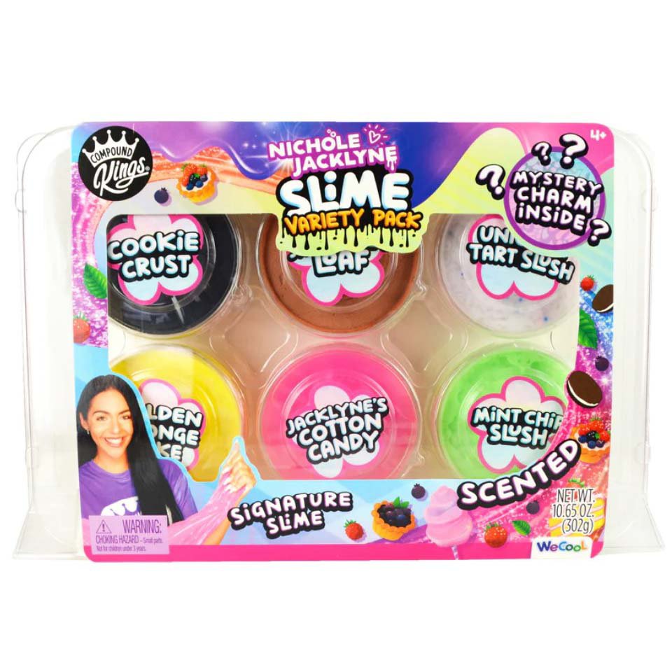 Compound Kings Nichole Jacklyne Scented Signature Slime Variety Pack ...