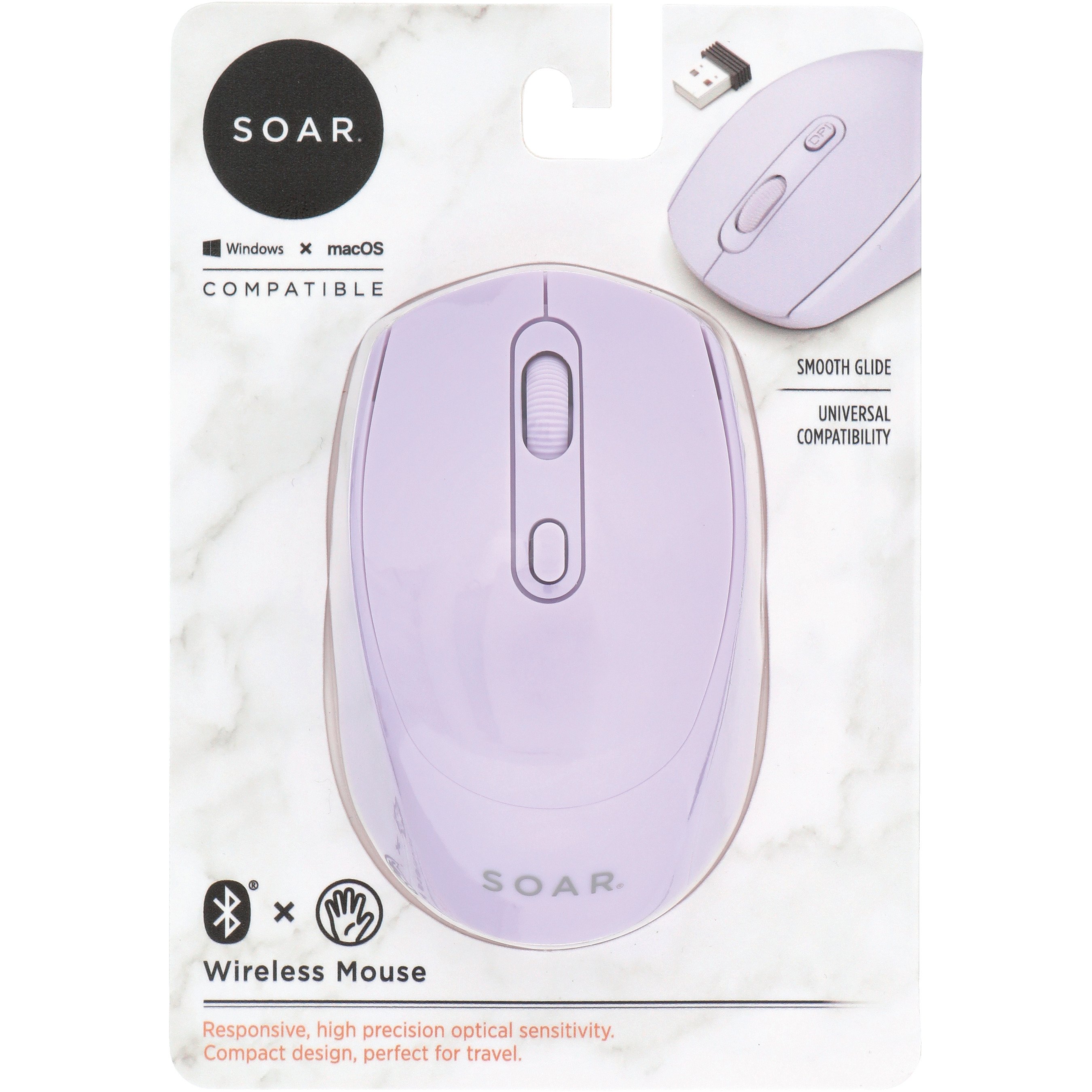Soar Wireless Mouse Purple - Shop Keyboards & mice at H-E-B