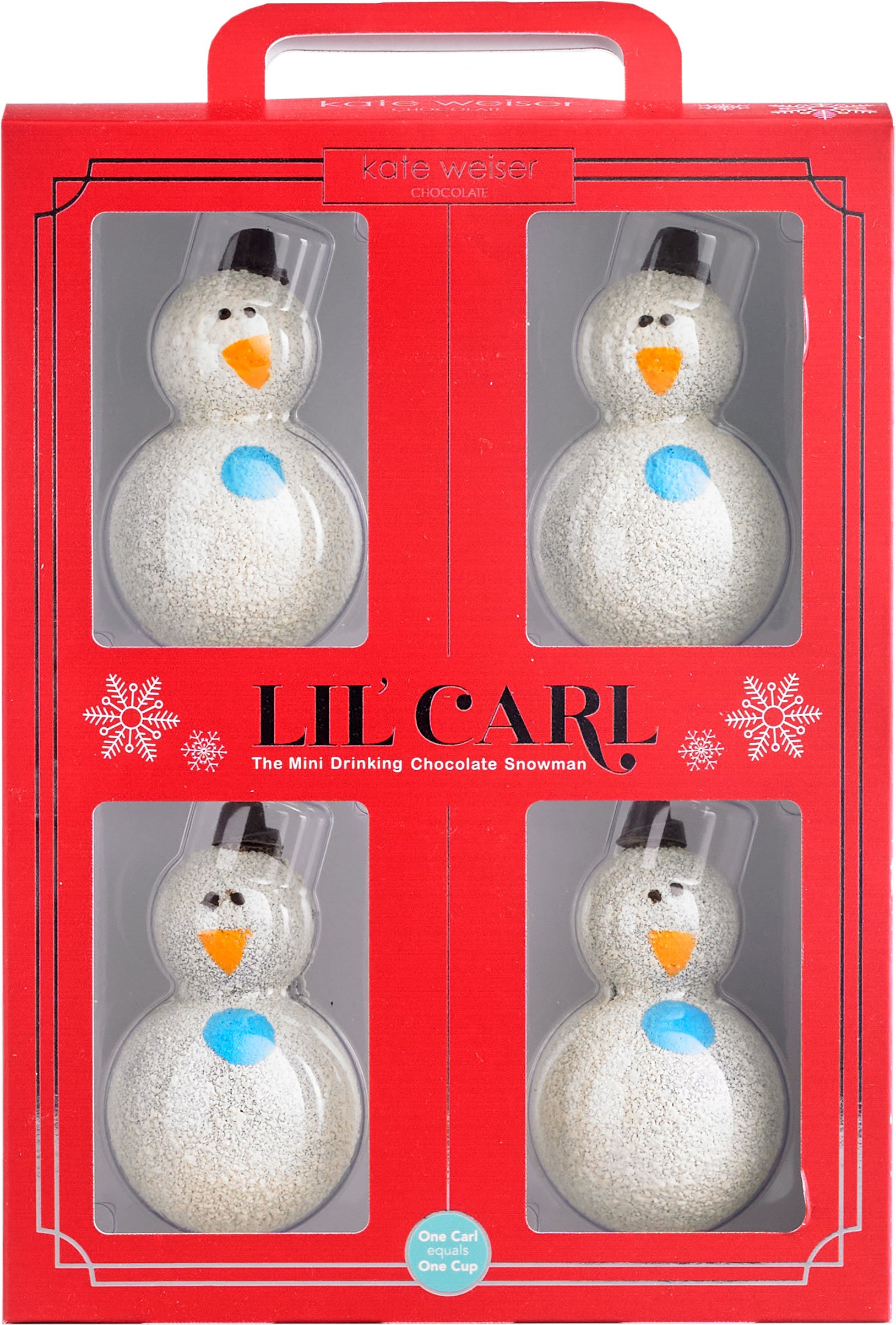 Kate Weiser Chocolate Lil' Carl 4 Pack Hot Cocoas, 4 ct | Central ...