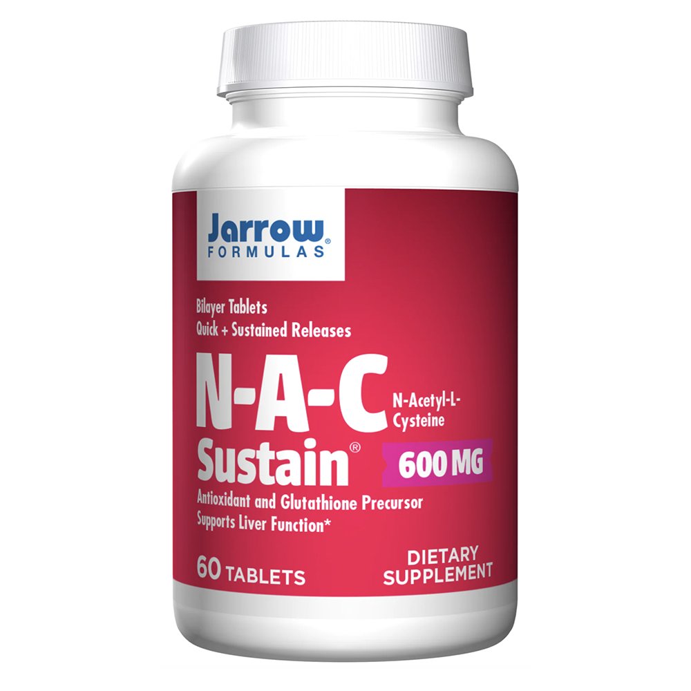 Jarrow Formulas N-A-C Sustain 600mg Tablets, 60 ct | Central Market - Really Into Food