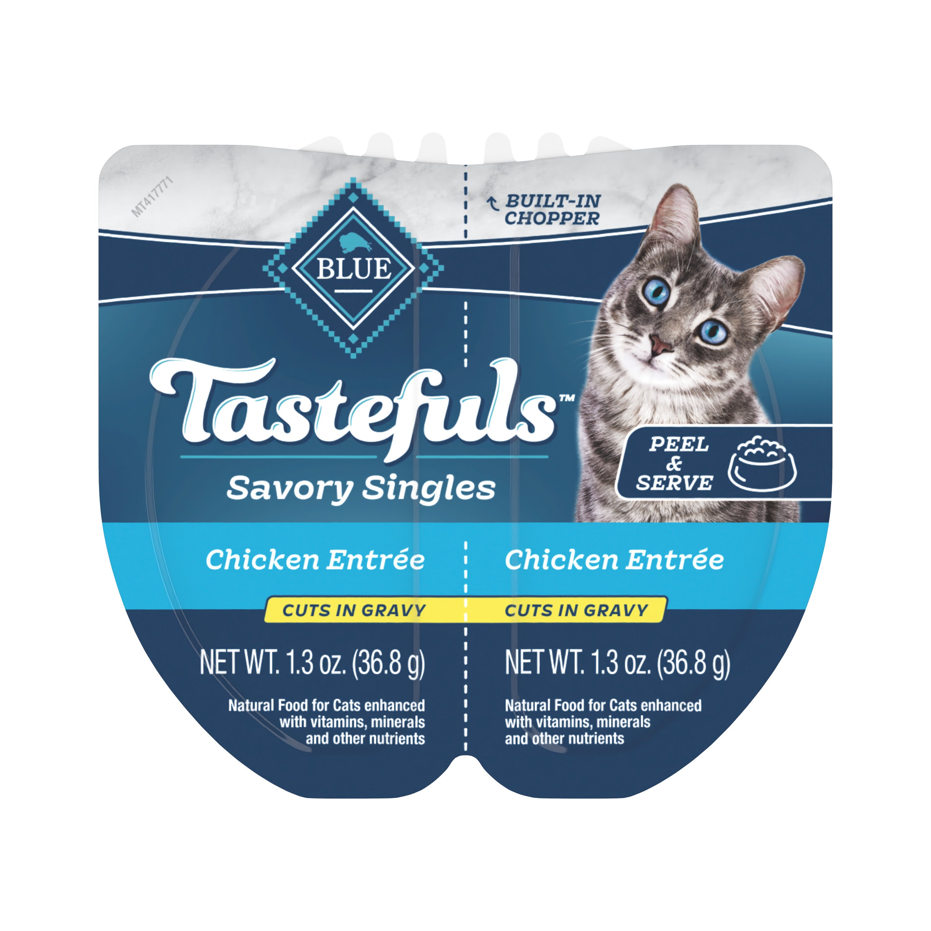 Blue Buffalo Tastefuls Savory Singles Chicken Entree In Gravy Wet Cat ...