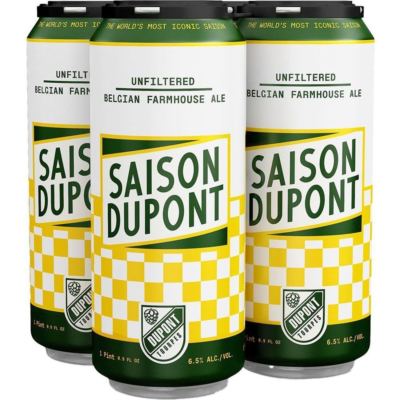 Saison Dupont Belgian Farmhouse Ale Craft Beer 4 pk Cans - Shop Beer at ...
