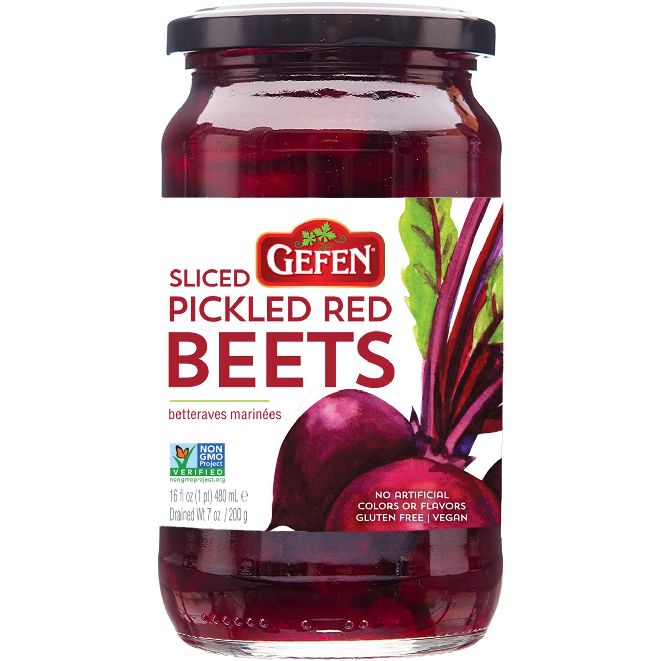 Gefen Kosher Sliced Pickled Red Beets - Shop Beets, carrots & potatoes ...