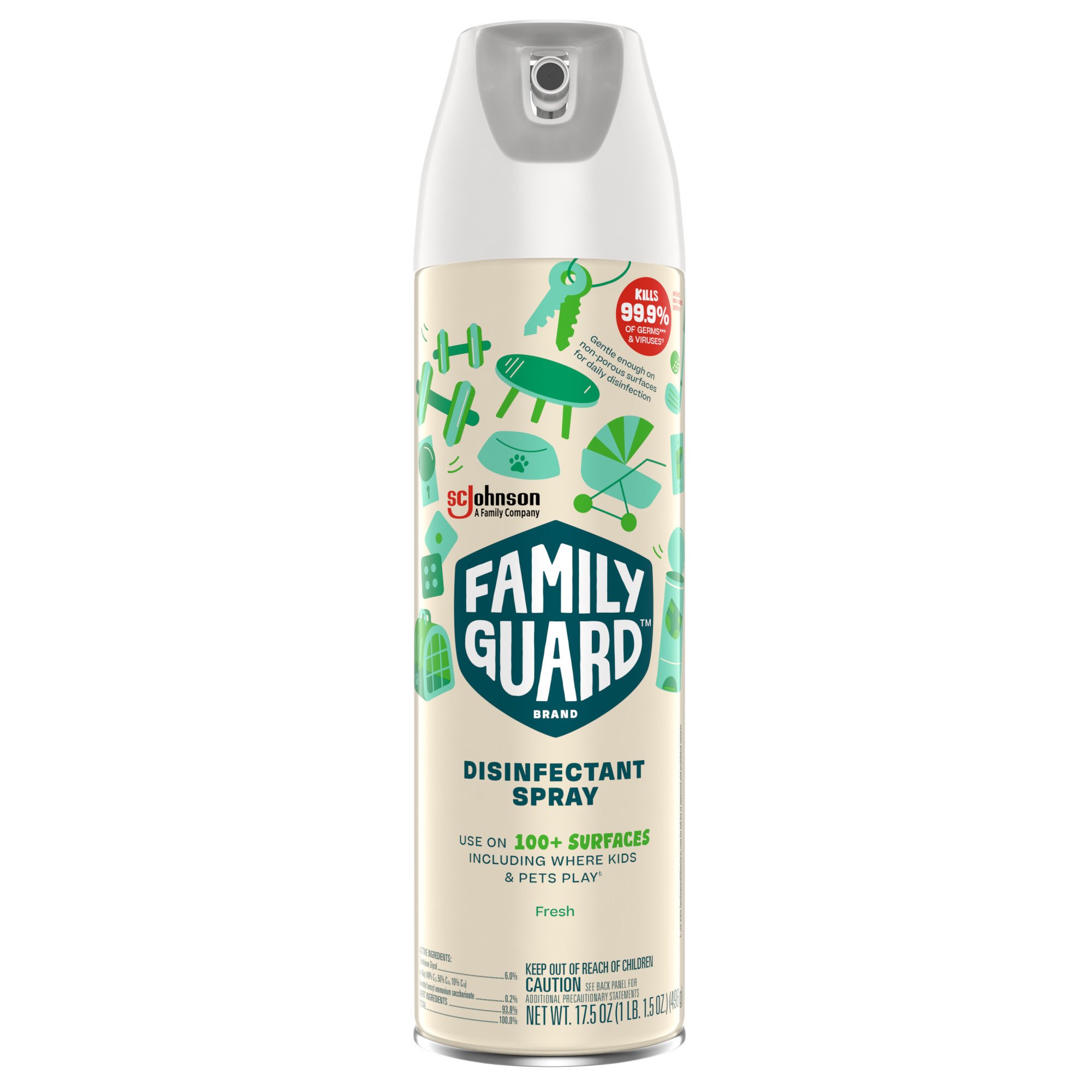 Family Guard Fresh Scent Disinfectant Spray - Shop All purpose cleaners ...