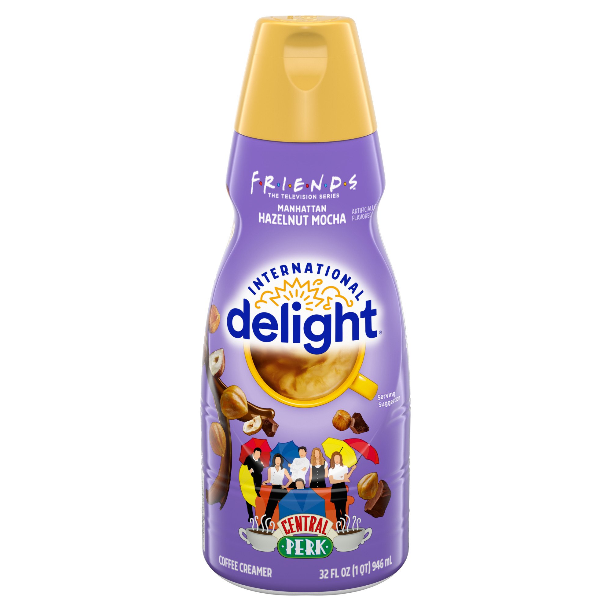 International Delight Friends Manhattan Hazelnut Mocha Liquid Coffee ...