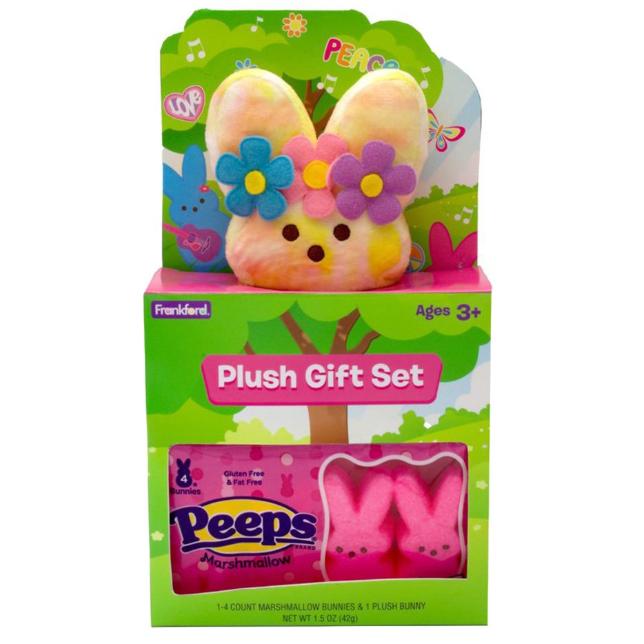 Frankford Peeps Flower Power Plush Bunny Easter Gift Set - Shop Candy ...
