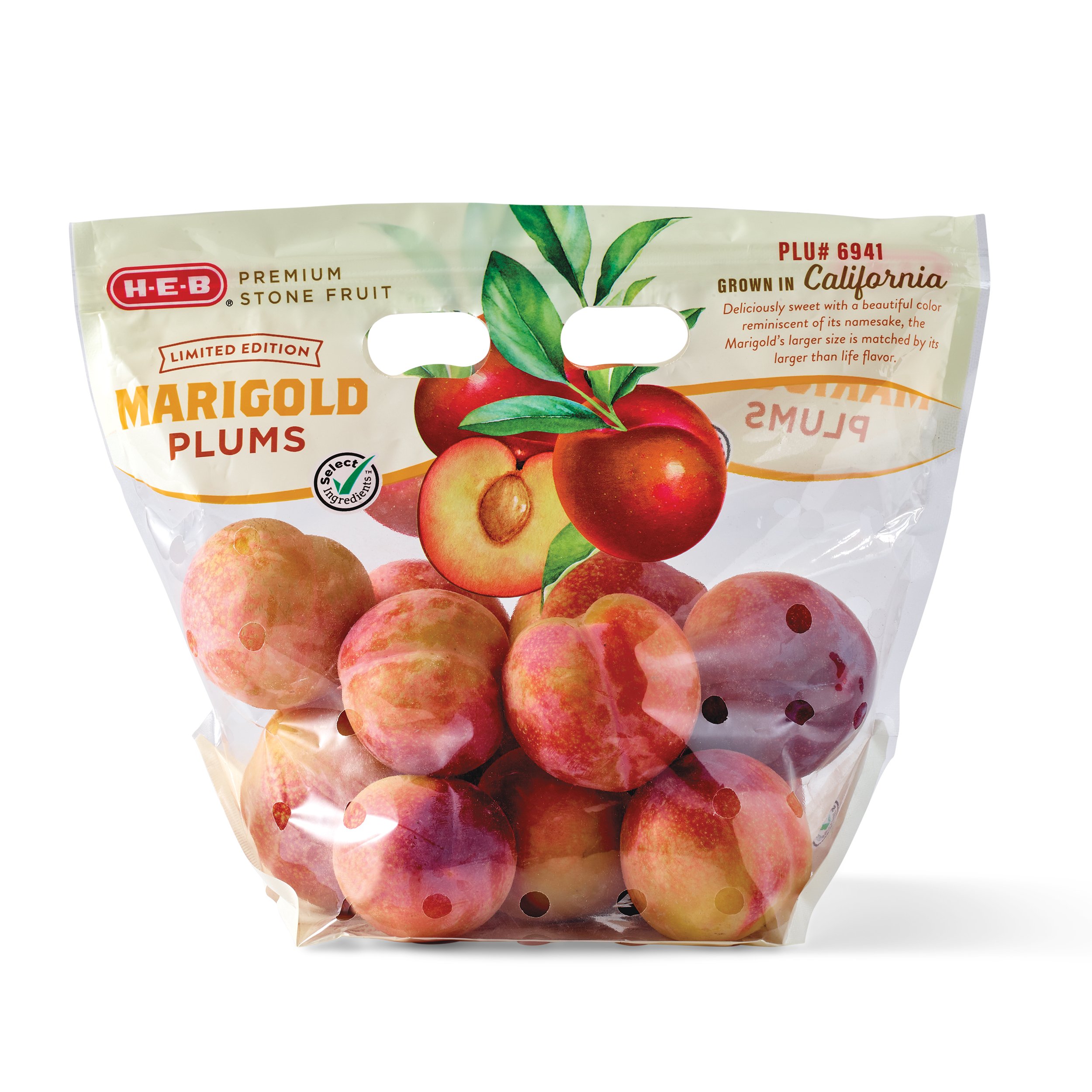 H-E-B Fresh Premium Marigold Plums - Shop Peaches, plums & apricots at ...