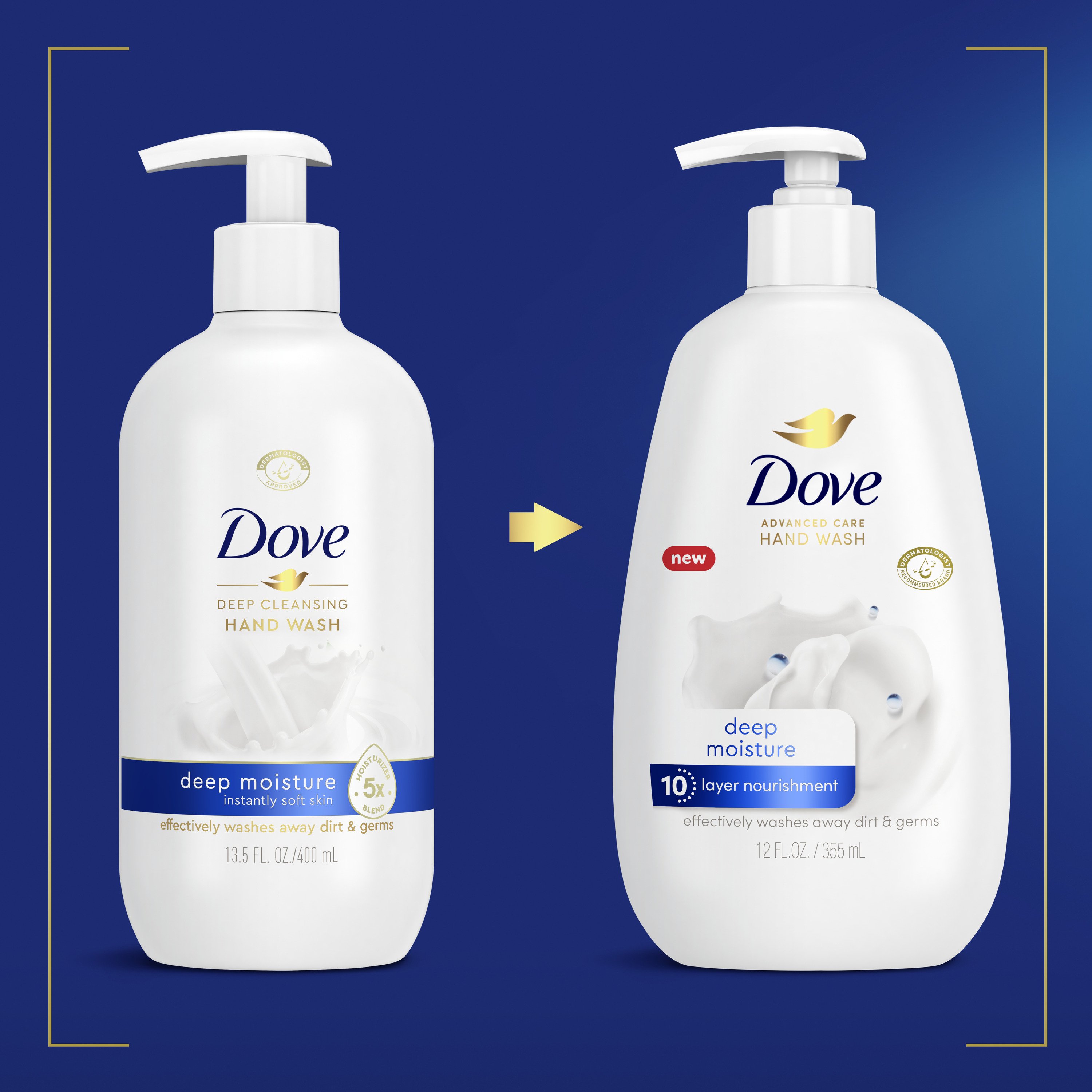 Dove Advanced Care Deep Moisture Hand Wash - Shop Hand & bar soap at H-E-B