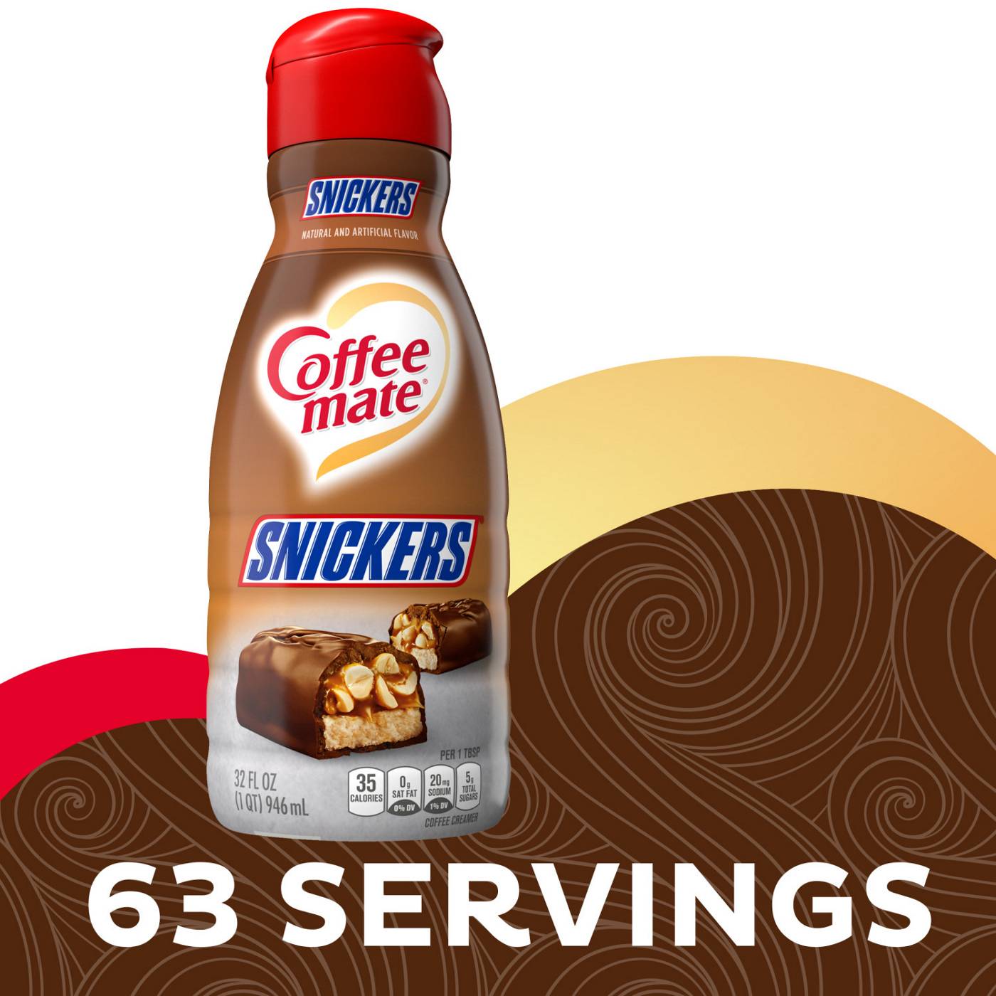 Nestle Coffee Mate Snickers Liquid Coffee Creamer - Shop Coffee creamer ...