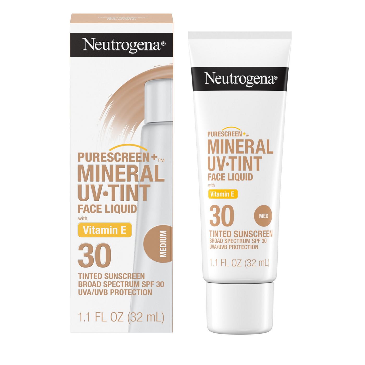 Neutrogena Purescreen+ Mineral UV Tinted Sunscreen SPF 30 - Medium ...