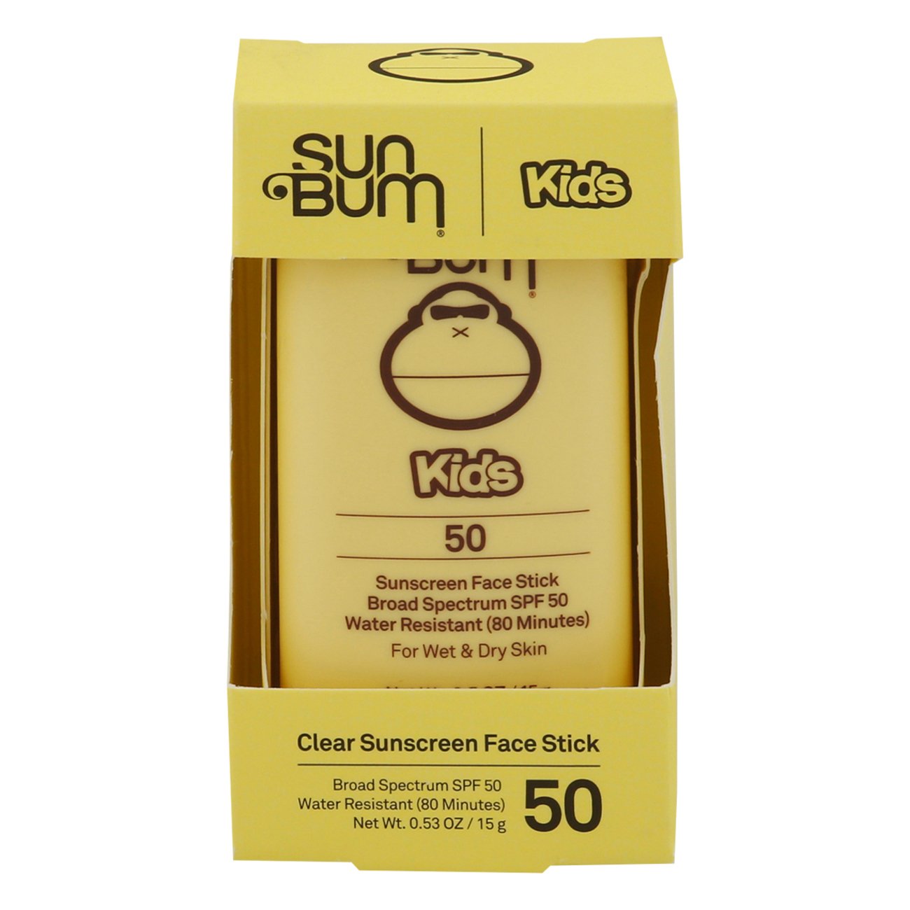 Sun Bum Kids Clear Sunscreen Face Stick - SPF 50 - Shop Sunscreen ...