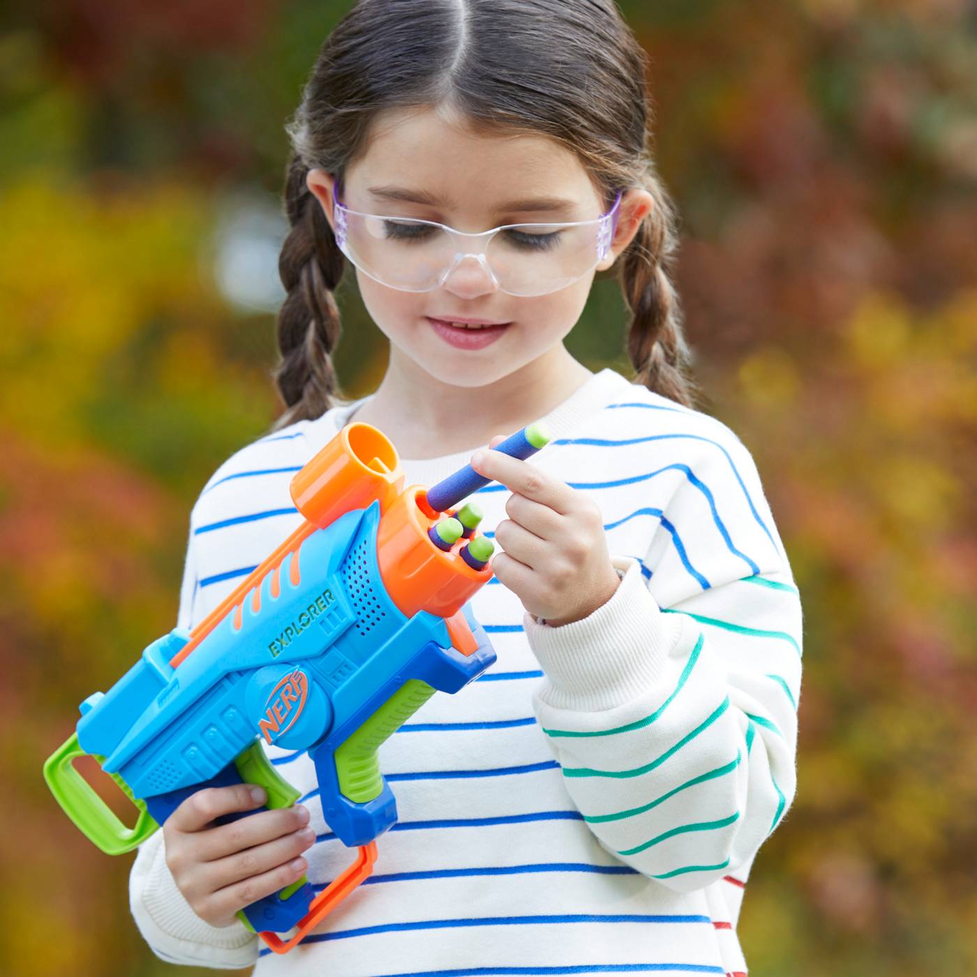 Nerf Elite Jr Explorer Dart Blaster - Shop Blasters at H-E-B
