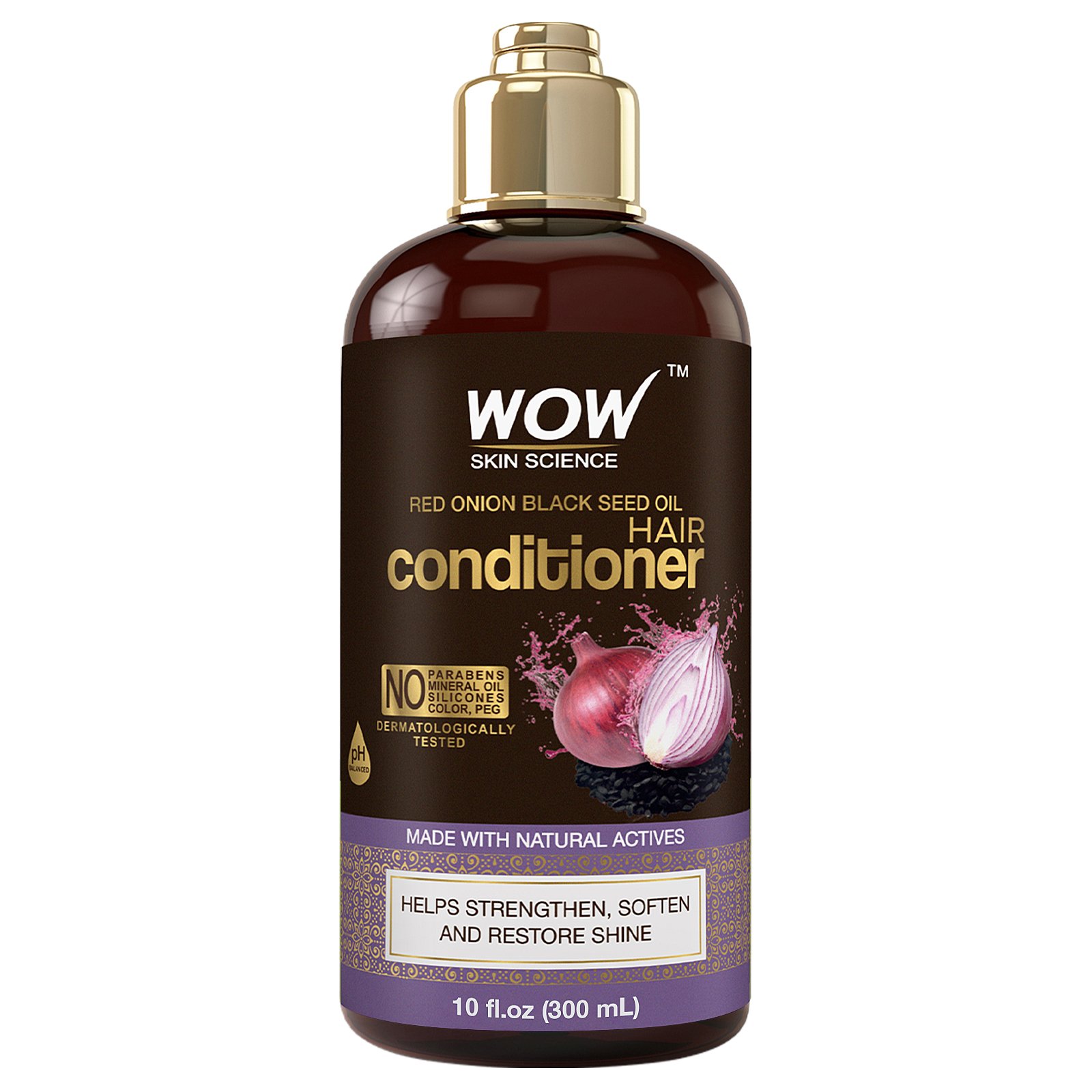 Wow Skin Science Red Onion Black Seed Oil Conditioner - Shop Shampoo ...
