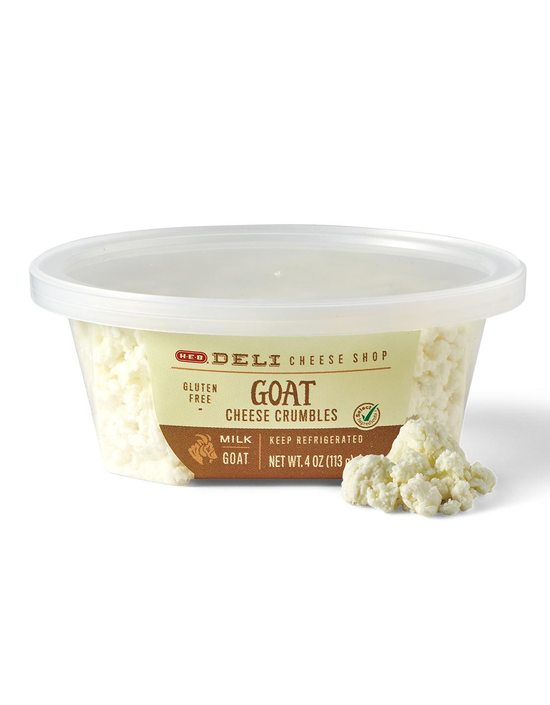 H-E-B Deli Goat Cheese Crumbles - Shop Cheese at H-E-B
