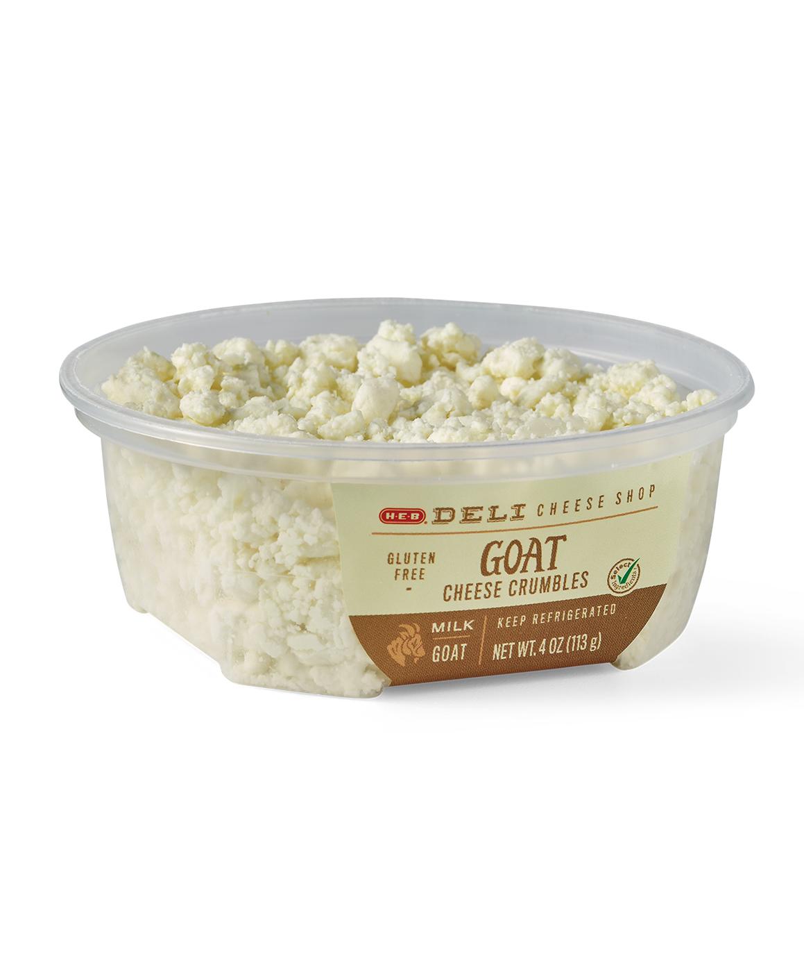 H-E-B Deli Goat Cheese Crumbles - Shop Cheese at H-E-B