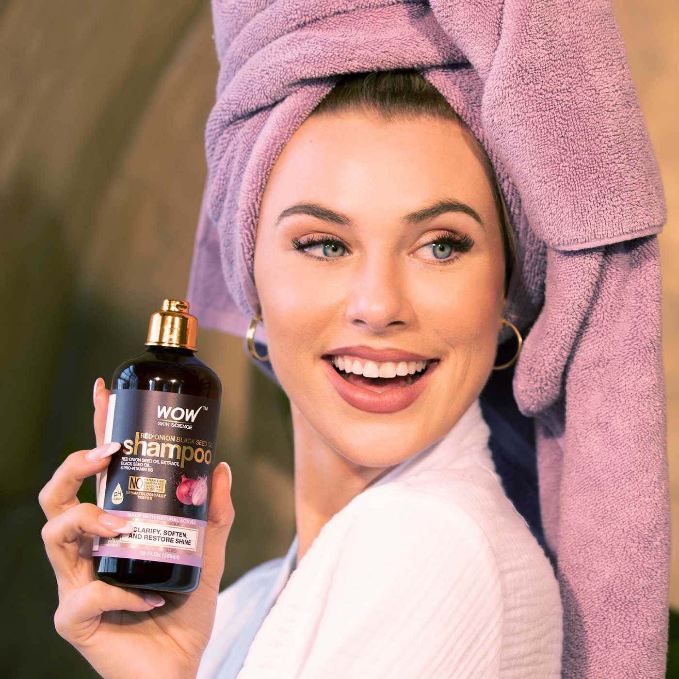 Wow Skin Science Red Onion Black Seed Oil Shampoo - Shop Shampoo ...