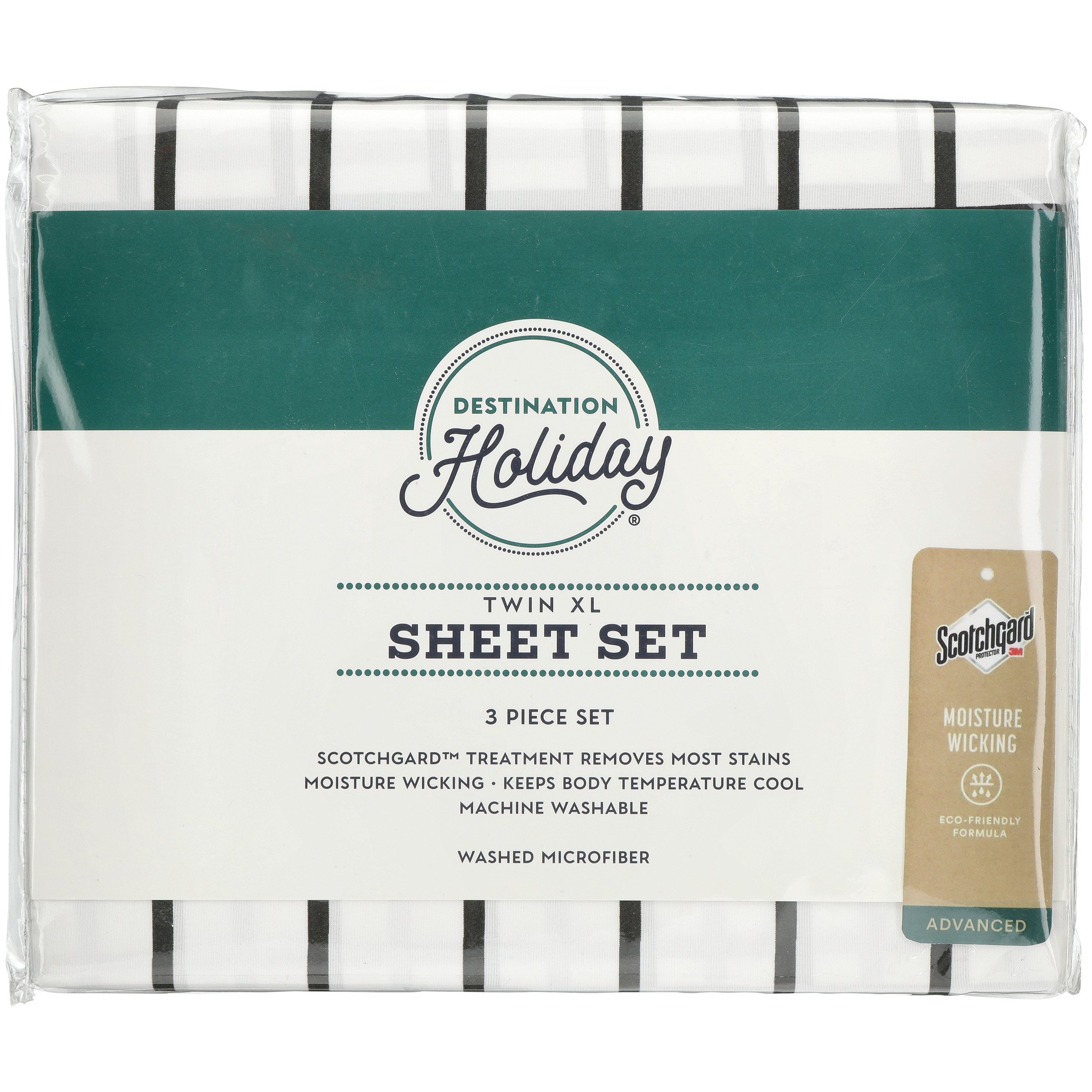 Destination Holiday Grid Print Sheet Set - Black/White, 3 pc - Shop ...