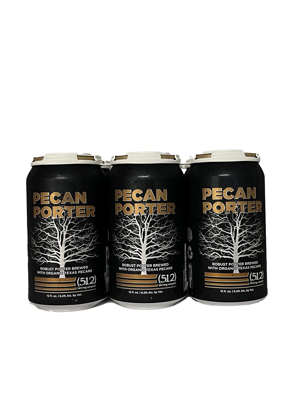 512 Brewing Pecan Porter Craft Beer 6 pk Cans - Shop Beer at H-E-B