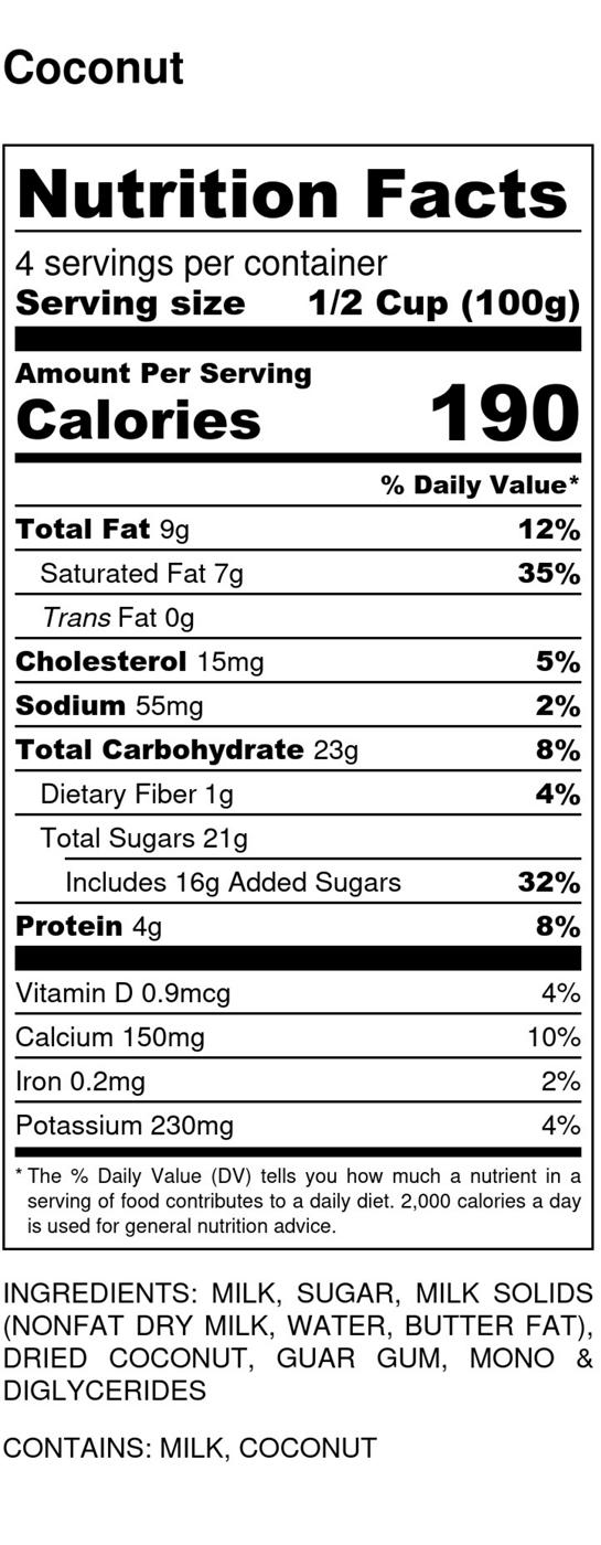 Gallivant Thai Mawa Ice Cream - Coconut - Shop Ice cream at H-E-B