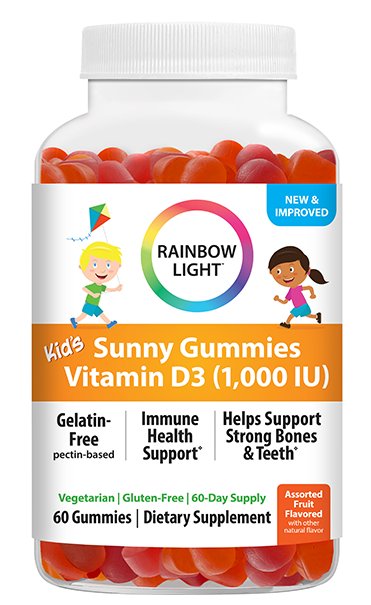 Rainbow Light Sunny Gummies Kids Vitamin D3 - Shop Vitamins ...