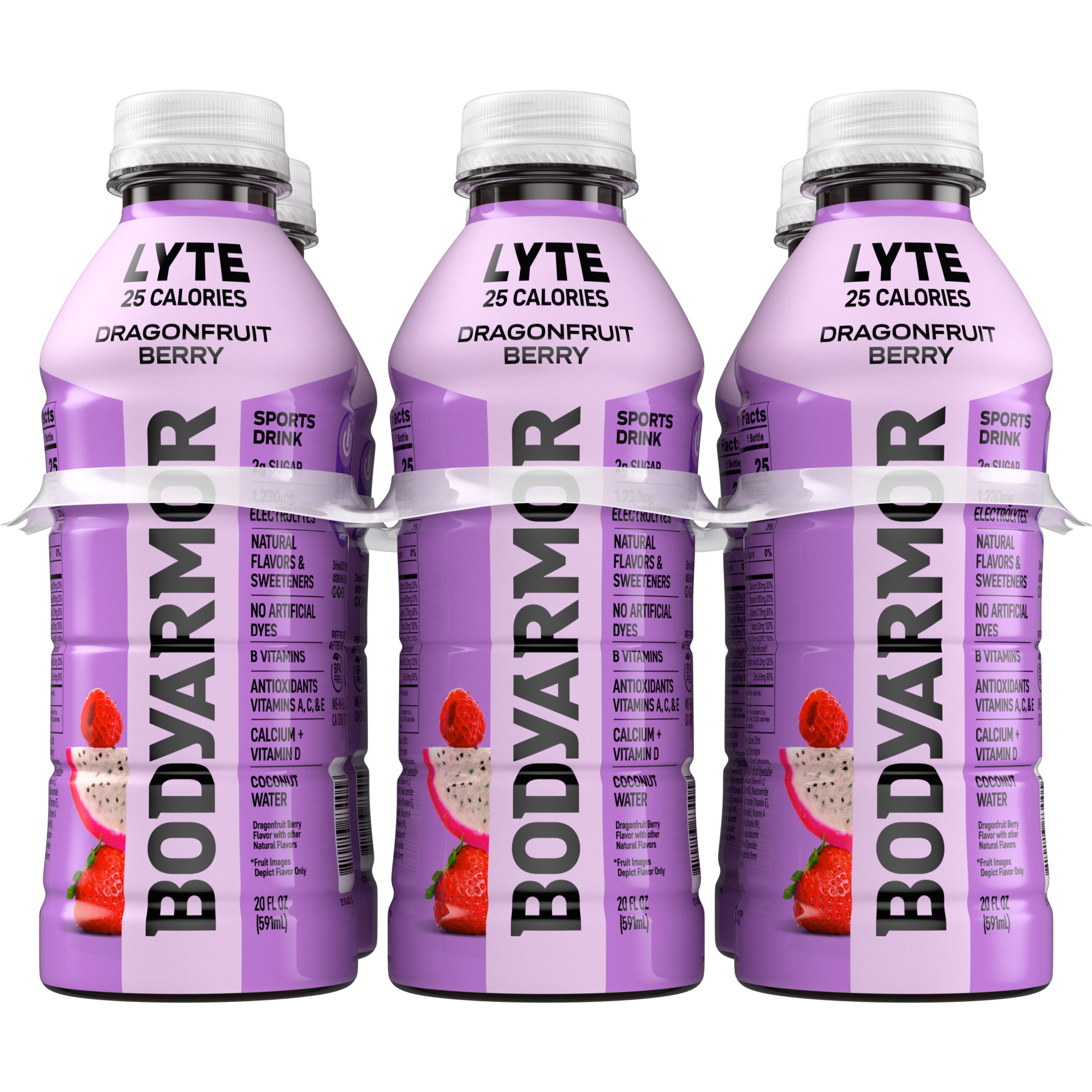 BODYARMOR Lyte Sports Drink 6 pk Bottles - Dragonfruit Berry - Shop ...