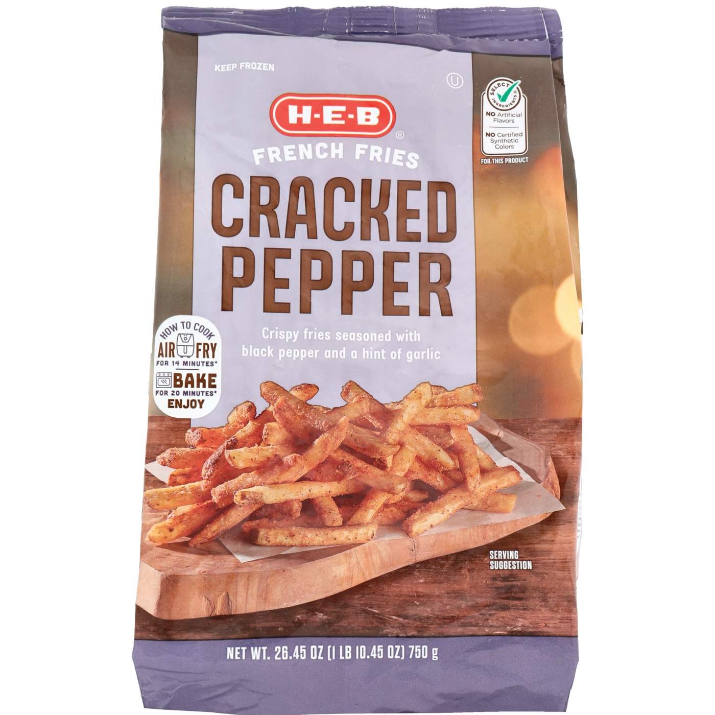 H-E-B Frozen French Fries – Cracked Pepper - Shop Entrees & sides at H-E-B